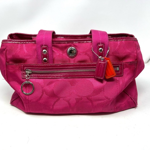 Coach | Bags | Coach Signature Canvas Tote A93f14876 Fiusha | Poshmark